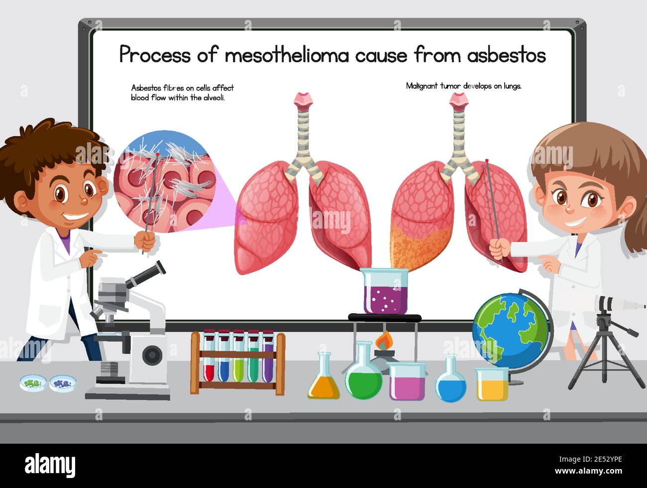 Asbestos in use Stock Vector Images - Alamy