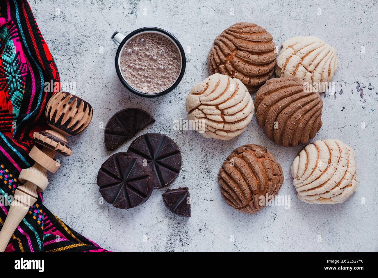 Conchas bread hi-res stock photography and images - Alamy