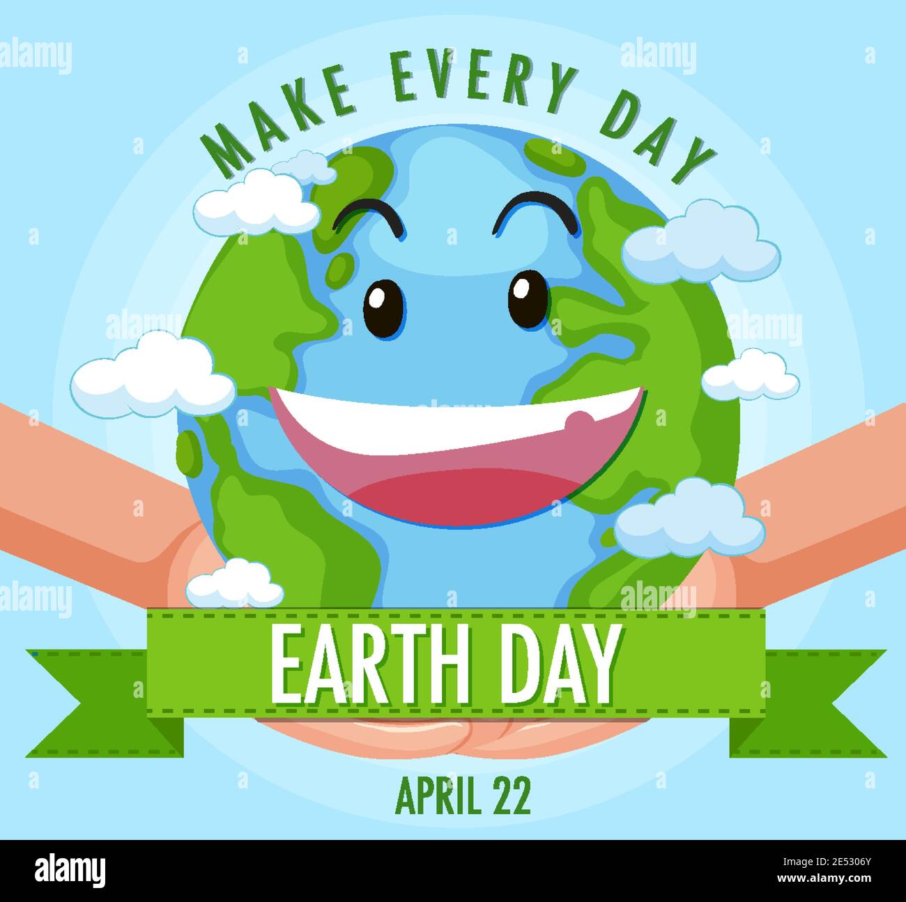 Make every day earth day illustration Stock Vector Image & Art - Alamy