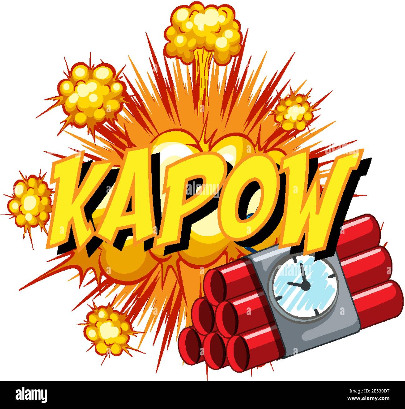 Kapow comic Stock Vector Images - Alamy