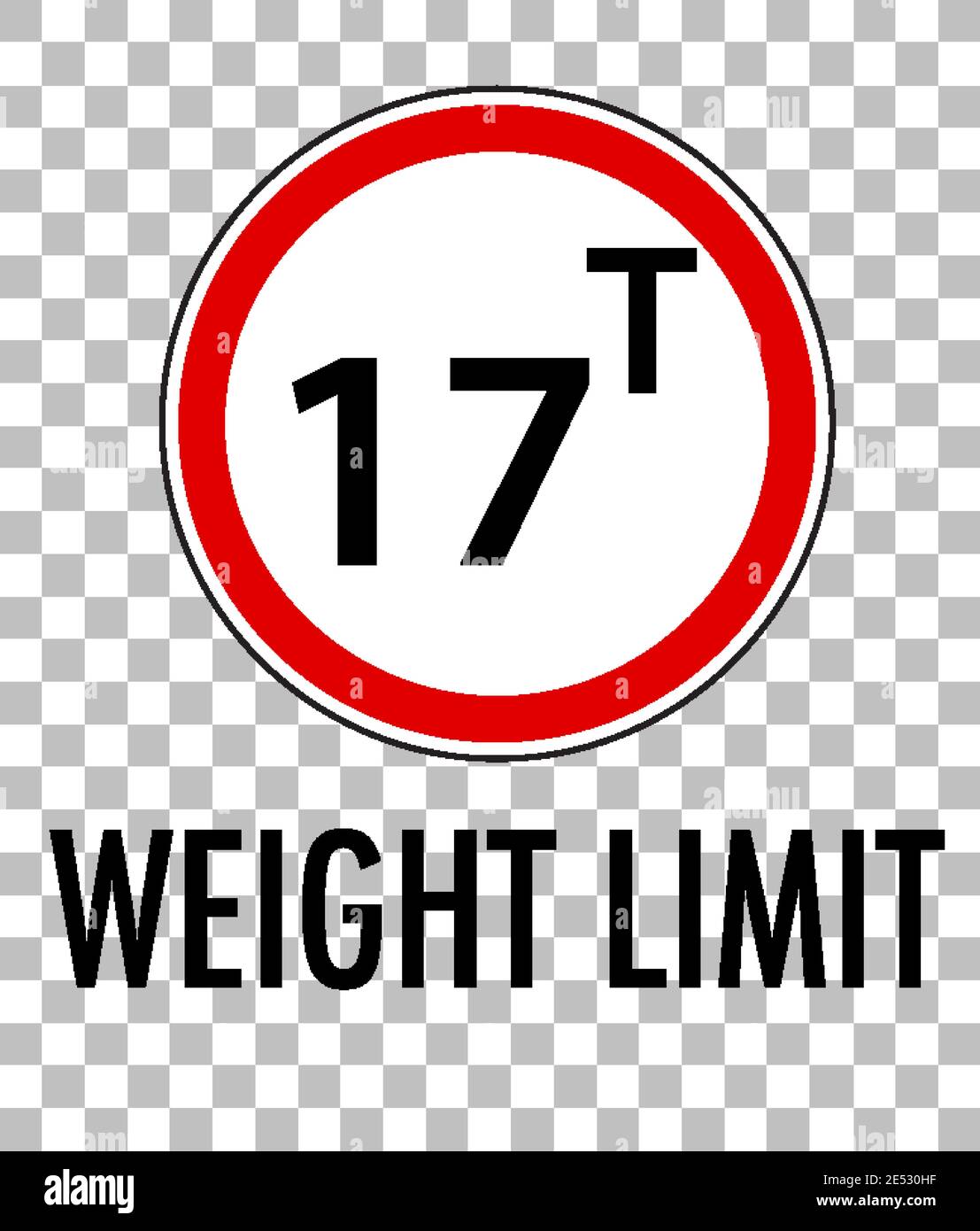 Red traffic sign on transparent background illustration Stock Vector ...