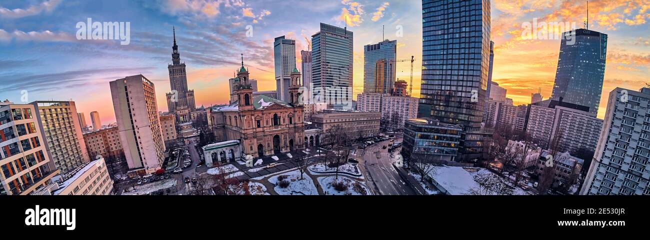 Beautiful panoramic aerial drone view on All Saints Church - Roman ...