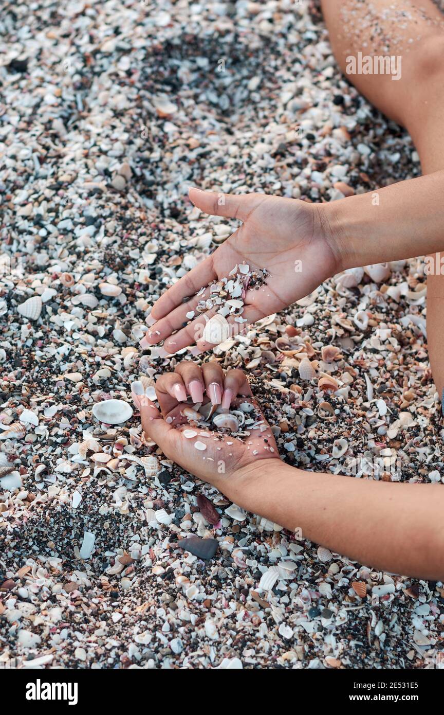 Seashell lady hi-res stock photography and images - Alamy