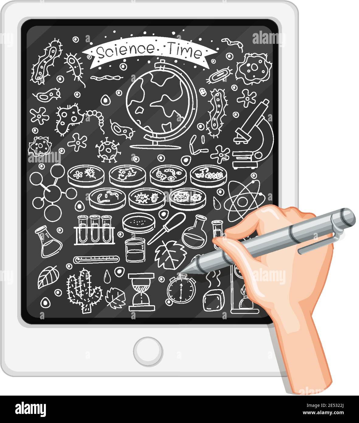 Sciences decoration Stock Vector Images - Alamy