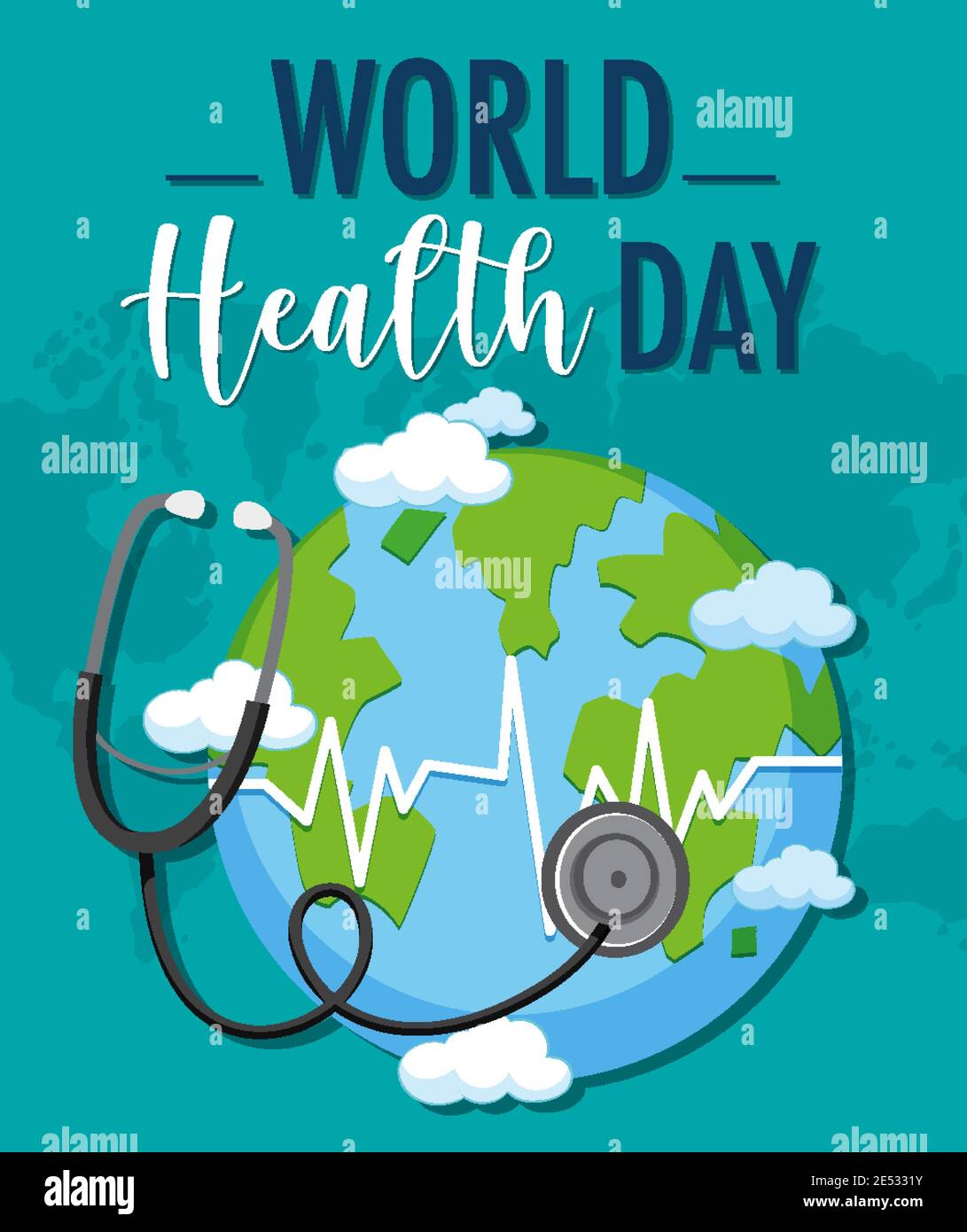 World health day logo illustration Stock Vector Image & Art - Alamy