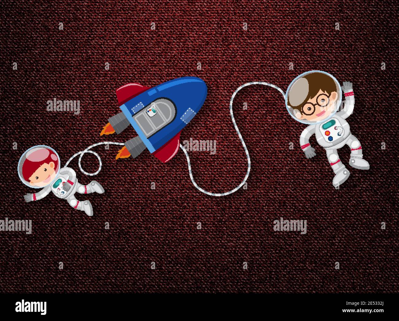 Space rocket dark theme Stock Vector Images - Alamy