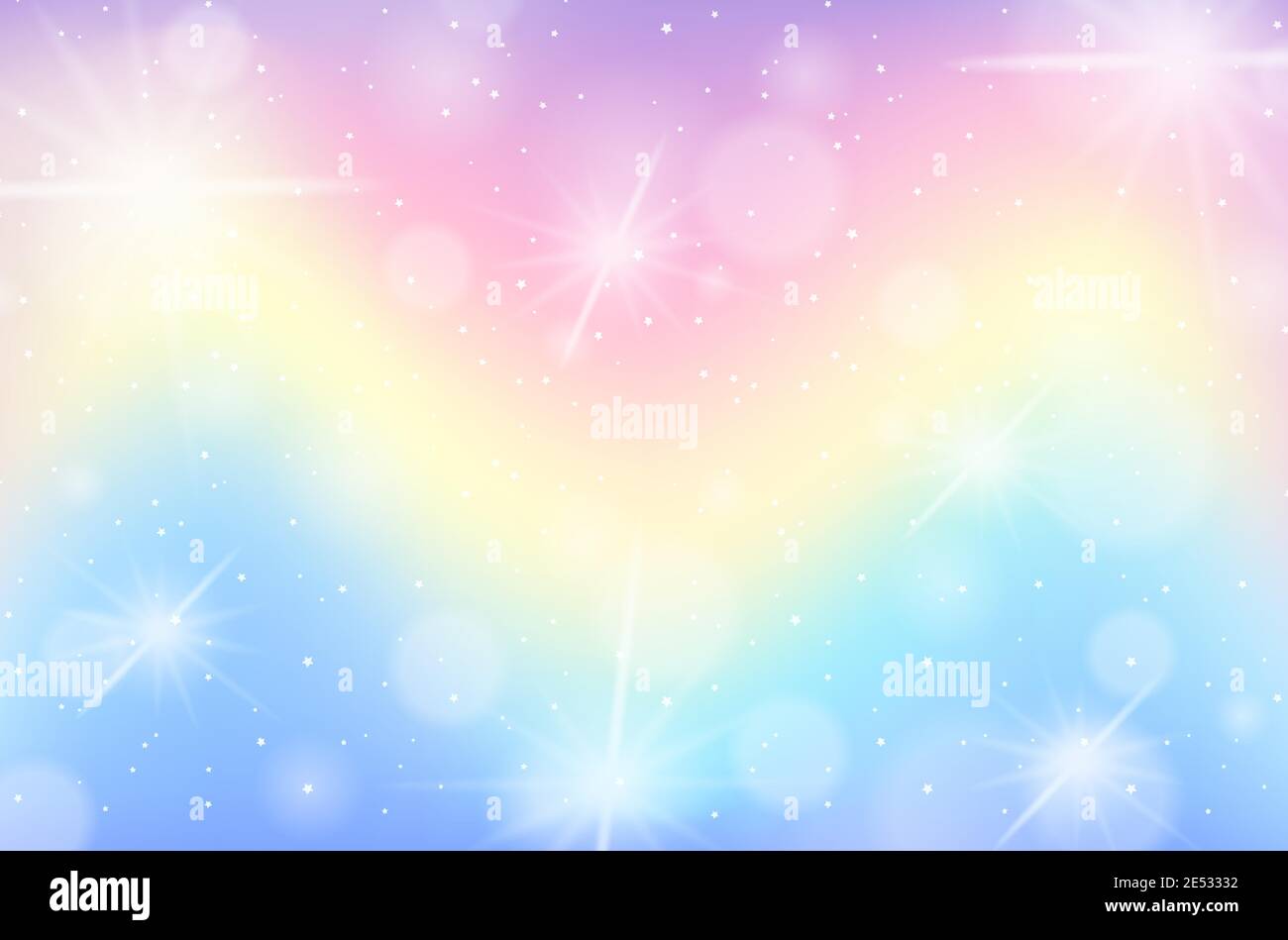 Rainbow Pastel Blurred Background Illustration Stock Vector Image And Art