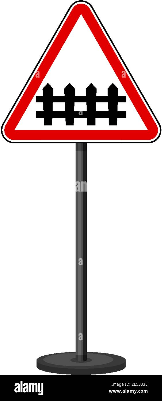 Red traffic sign on white background illustration Stock Vector Image ...