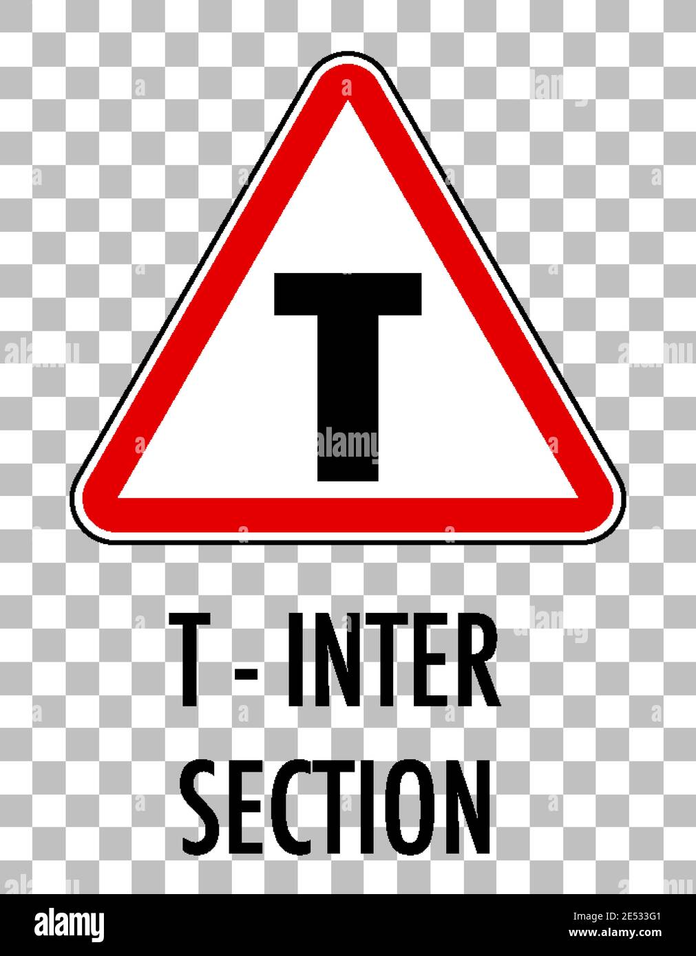 Red traffic sign on transparent background illustration Stock Vector ...