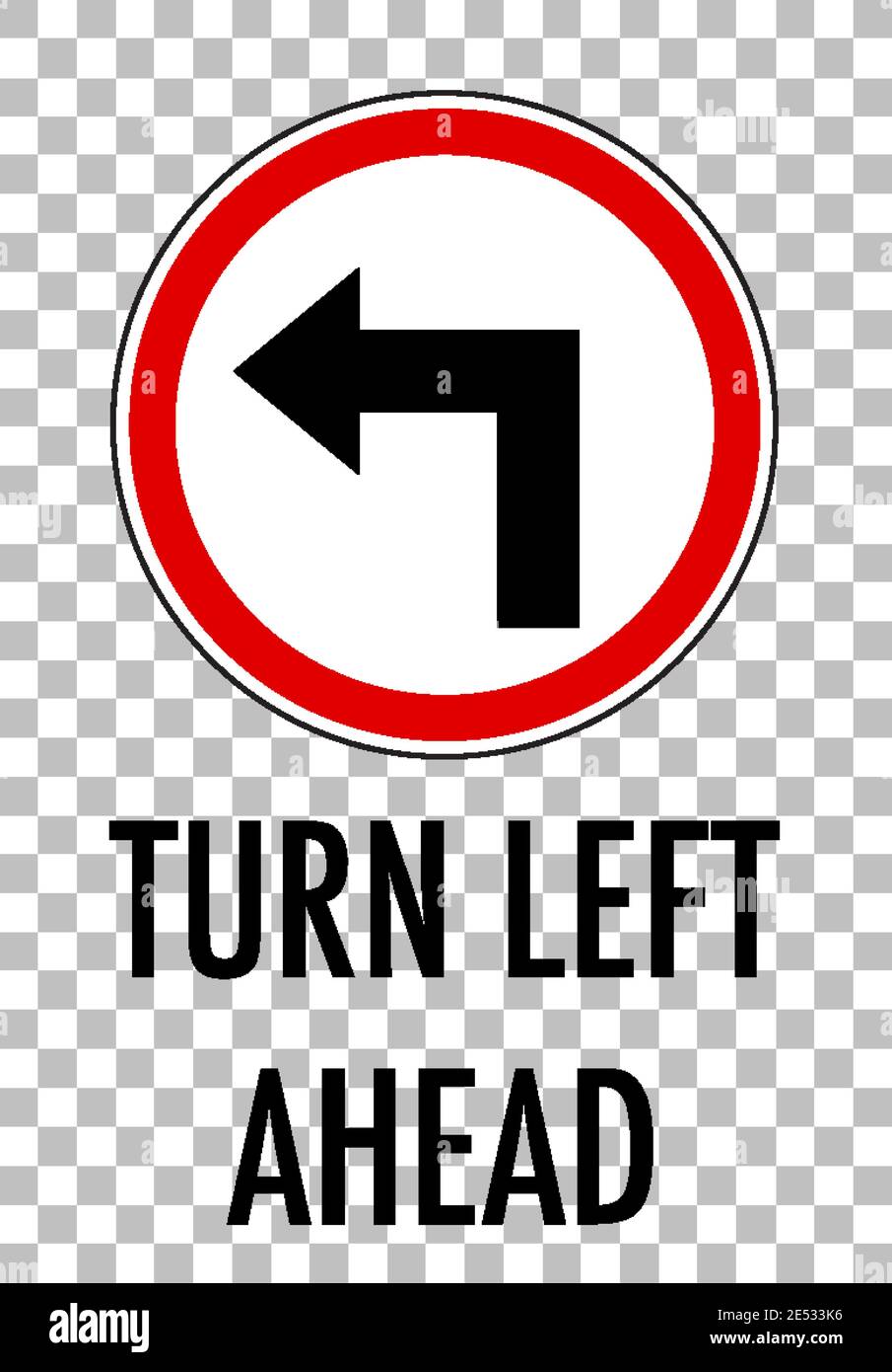 Red traffic sign on transparent background illustration Stock Vector ...