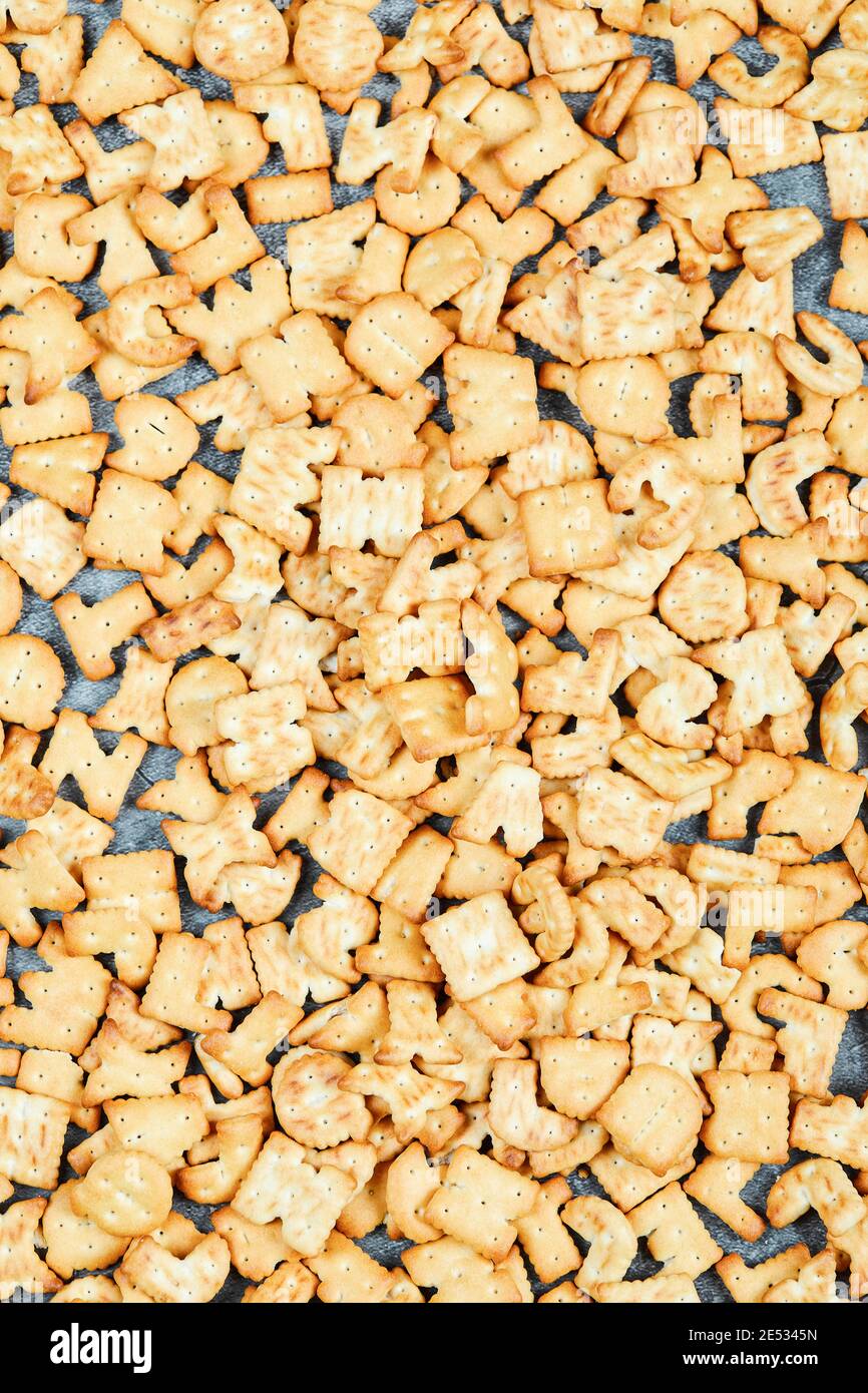 Alphabet cracker hi-res stock photography and images - Alamy