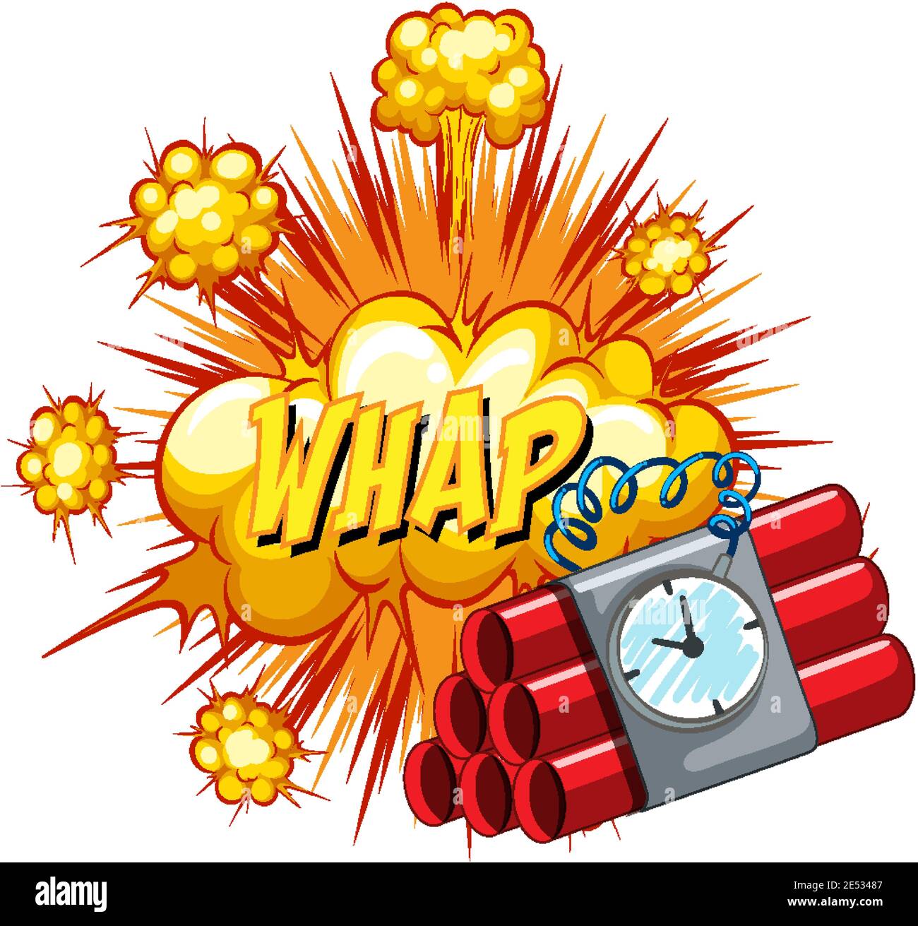 Comic speech bubble with whap text illustration Stock Vector Image ...