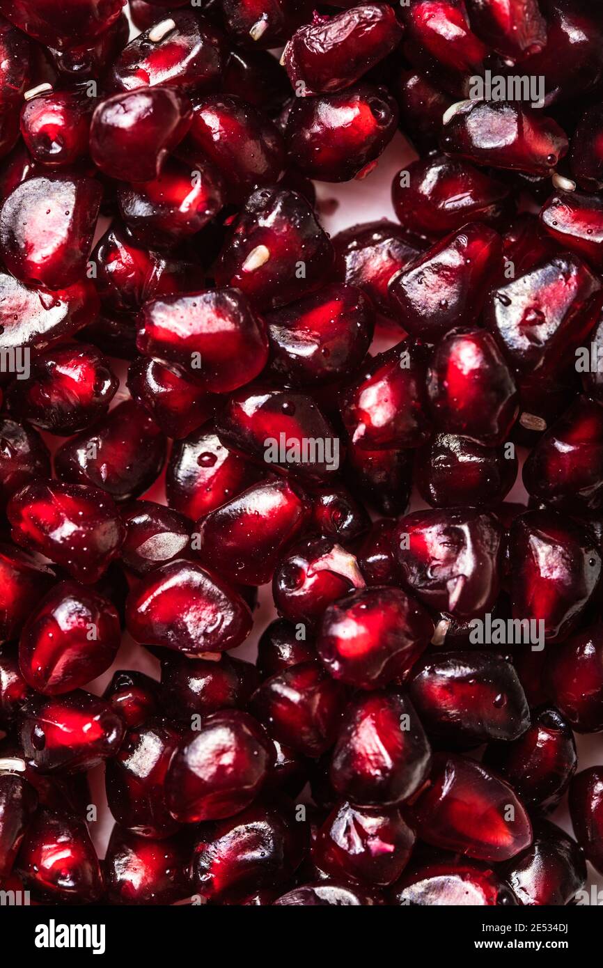 Background texture from pomegranate hi-res stock photography and images ...