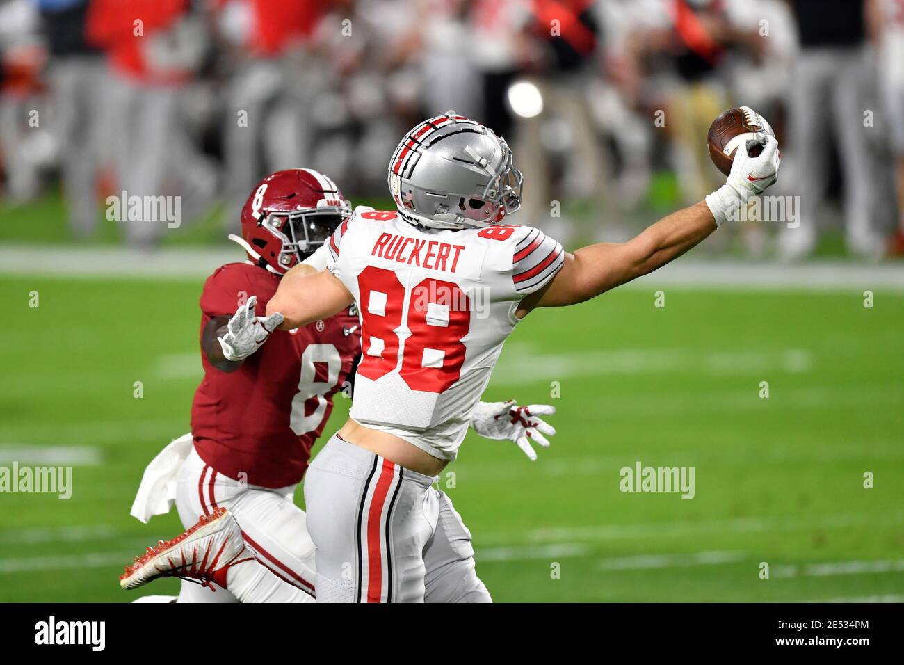 Miami Gardens, United States. 11th Jan, 2021. Ohio State Buckeyes tight ...
