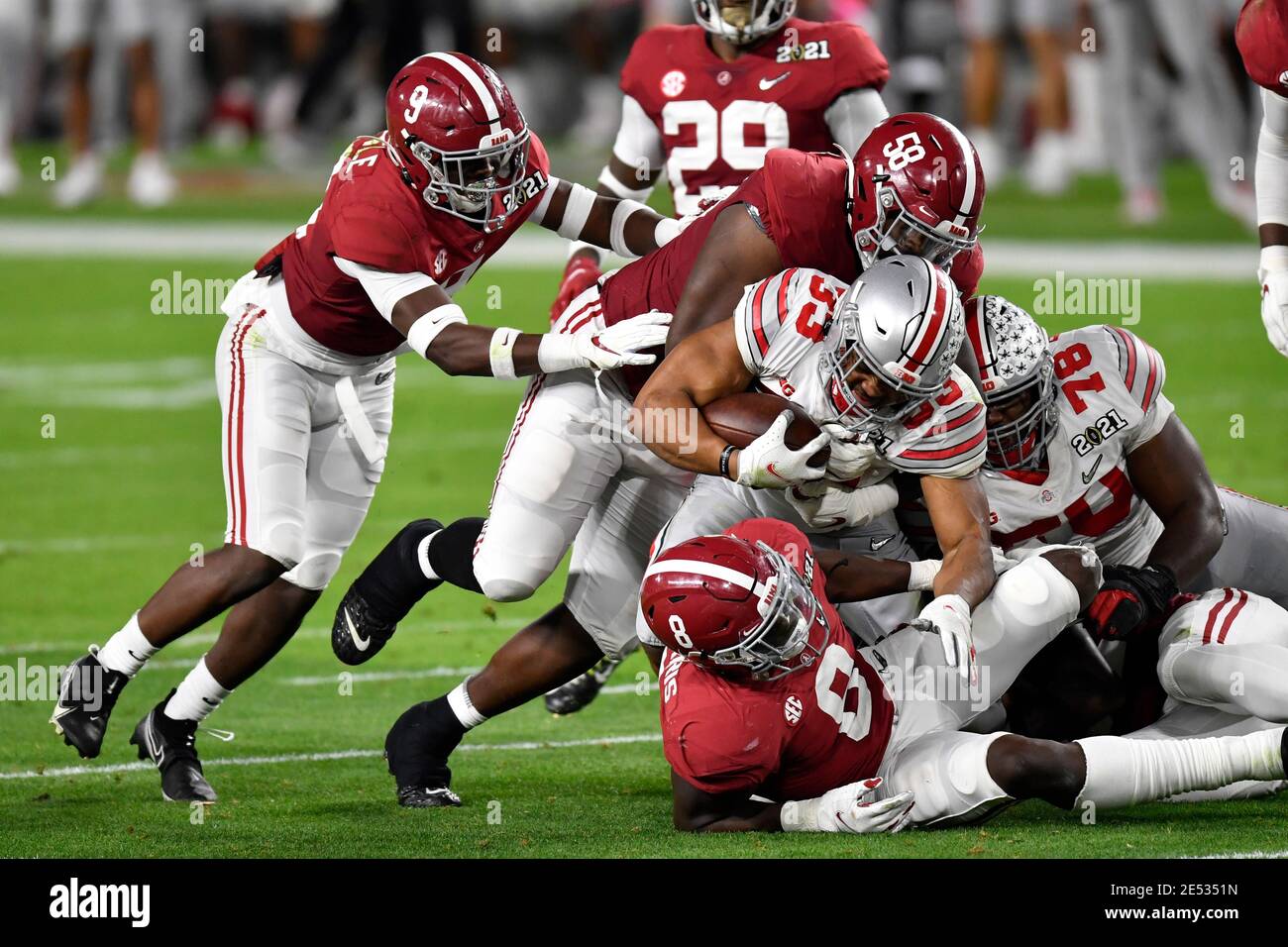 Miami Gardens, United States. 11th Jan, 2021. Ohio State Buckeyes ...