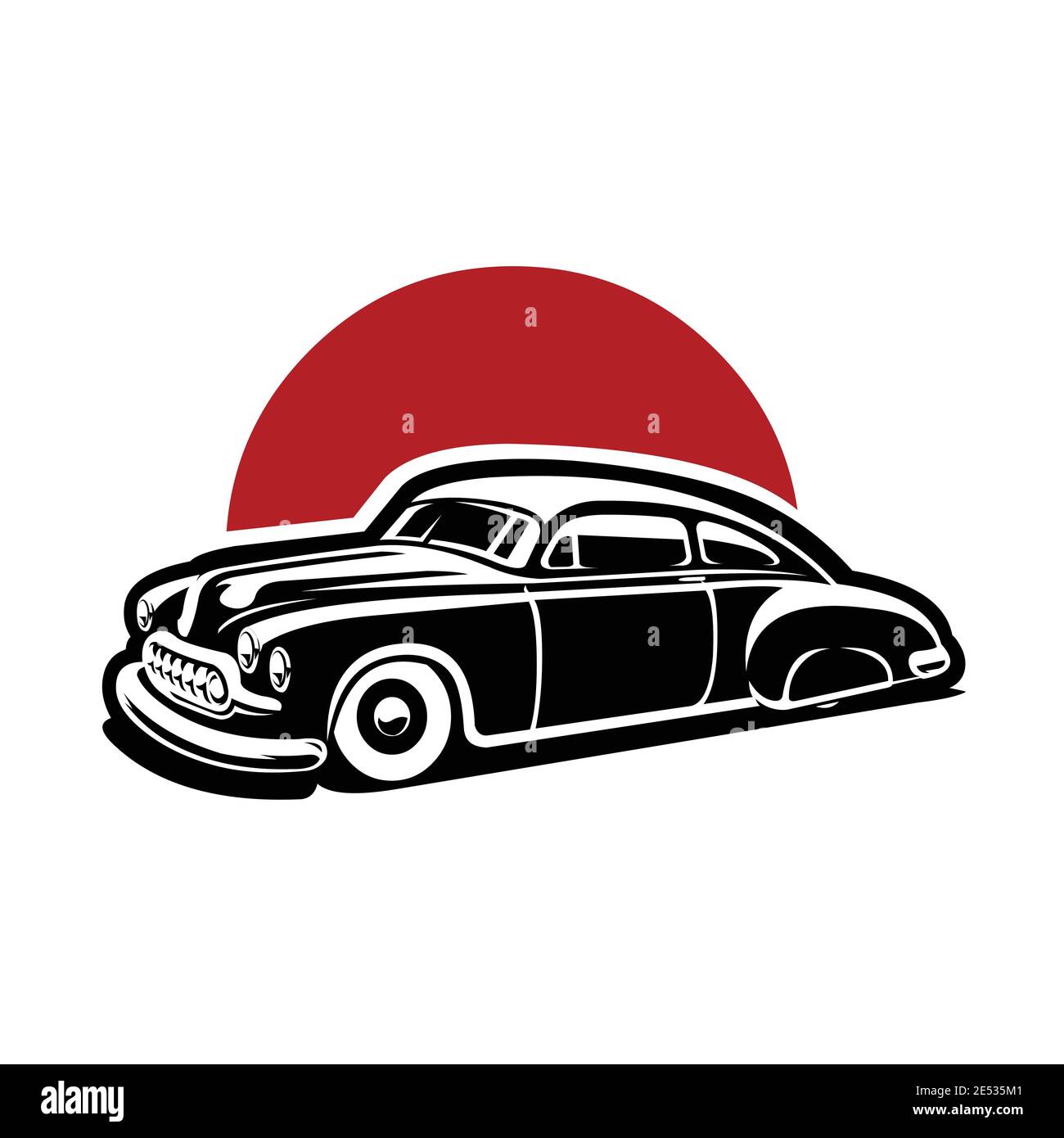 Hot rod classic car vector isolated Stock Vector Image & Art - Alamy