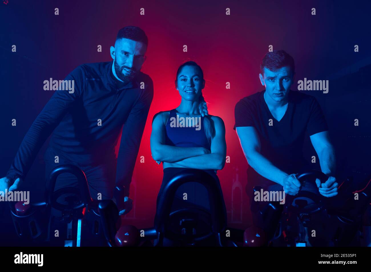 Standing and pedaling hi-res stock photography and images - Alamy
