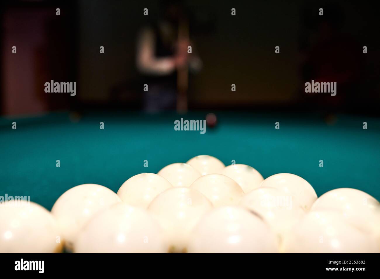 Blue billiard cloth hi-res stock photography and images - Alamy