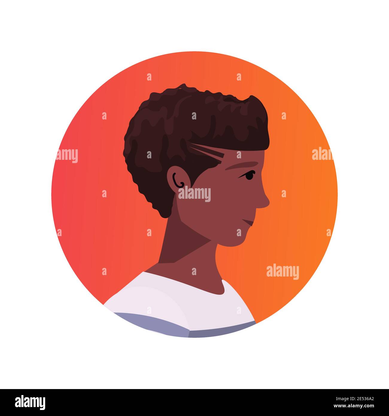 african american boy face avatar cute child male cartoon character ...
