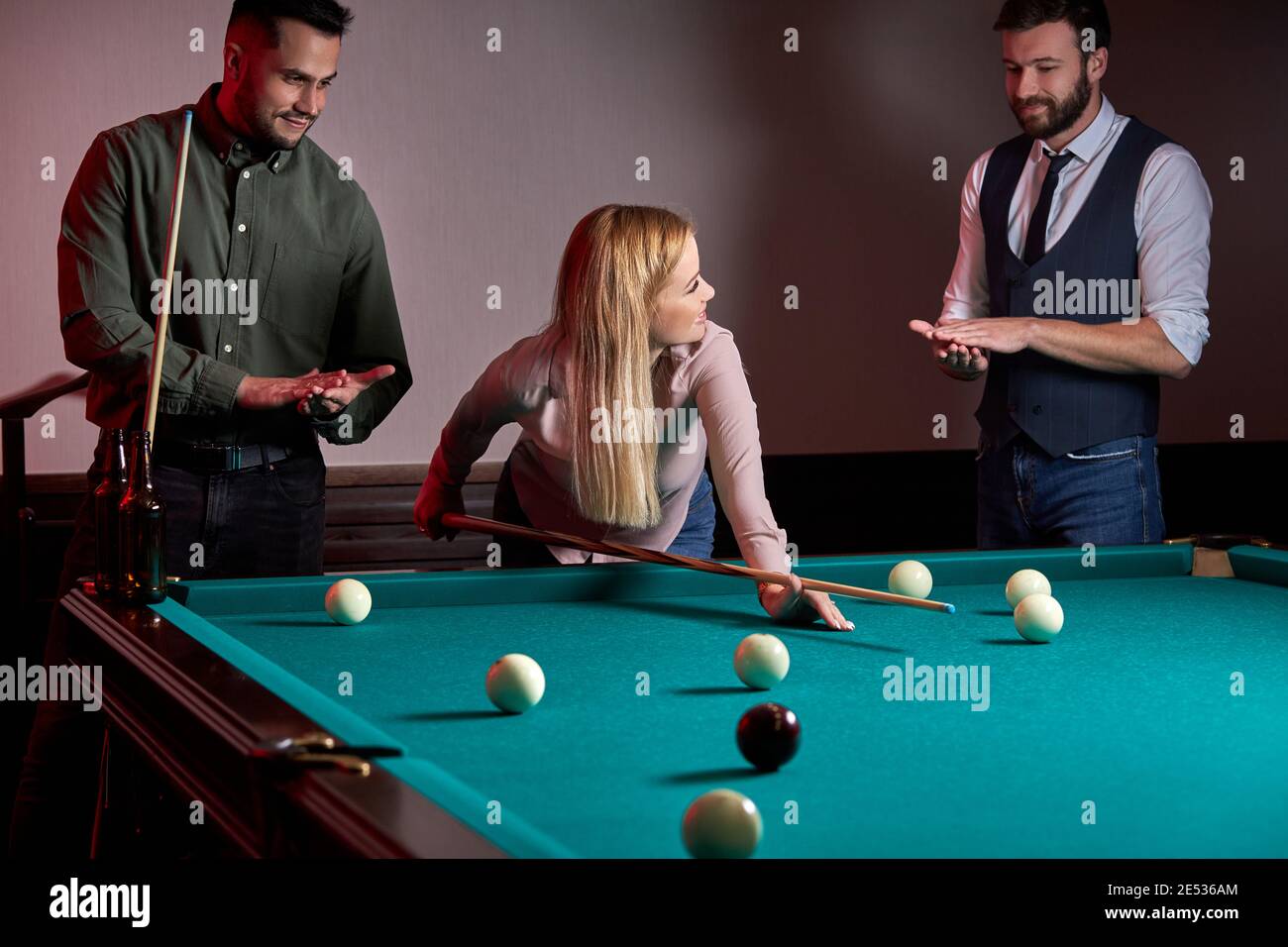 Shooting pool ball hi-res stock photography and images - Alamy