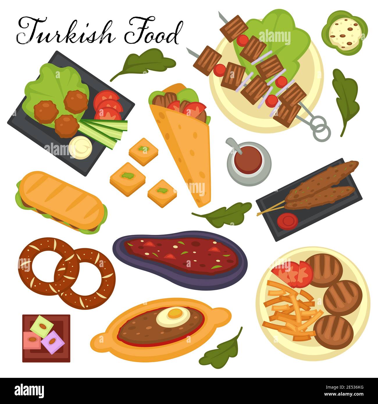 Turkey baklava cooking Stock Vector Images - Alamy