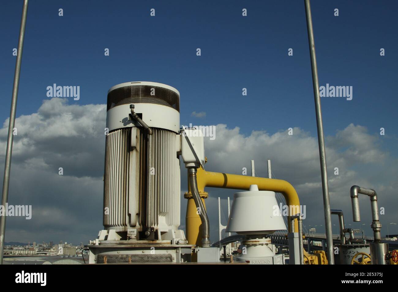 BIogas production plan in Kobe Japan Stock Photo - Alamy