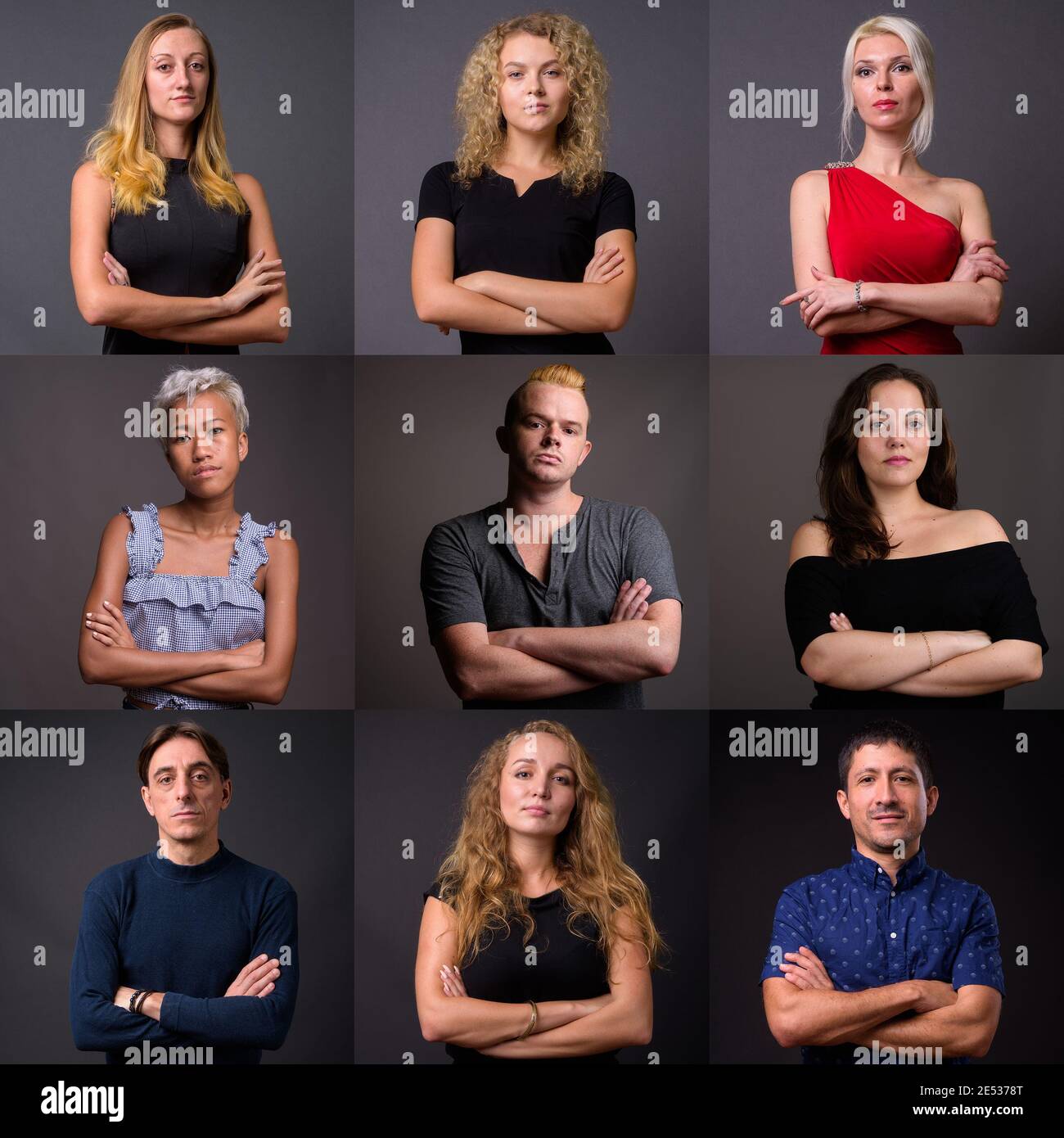 Collage of people hi-res stock photography and images - Alamy