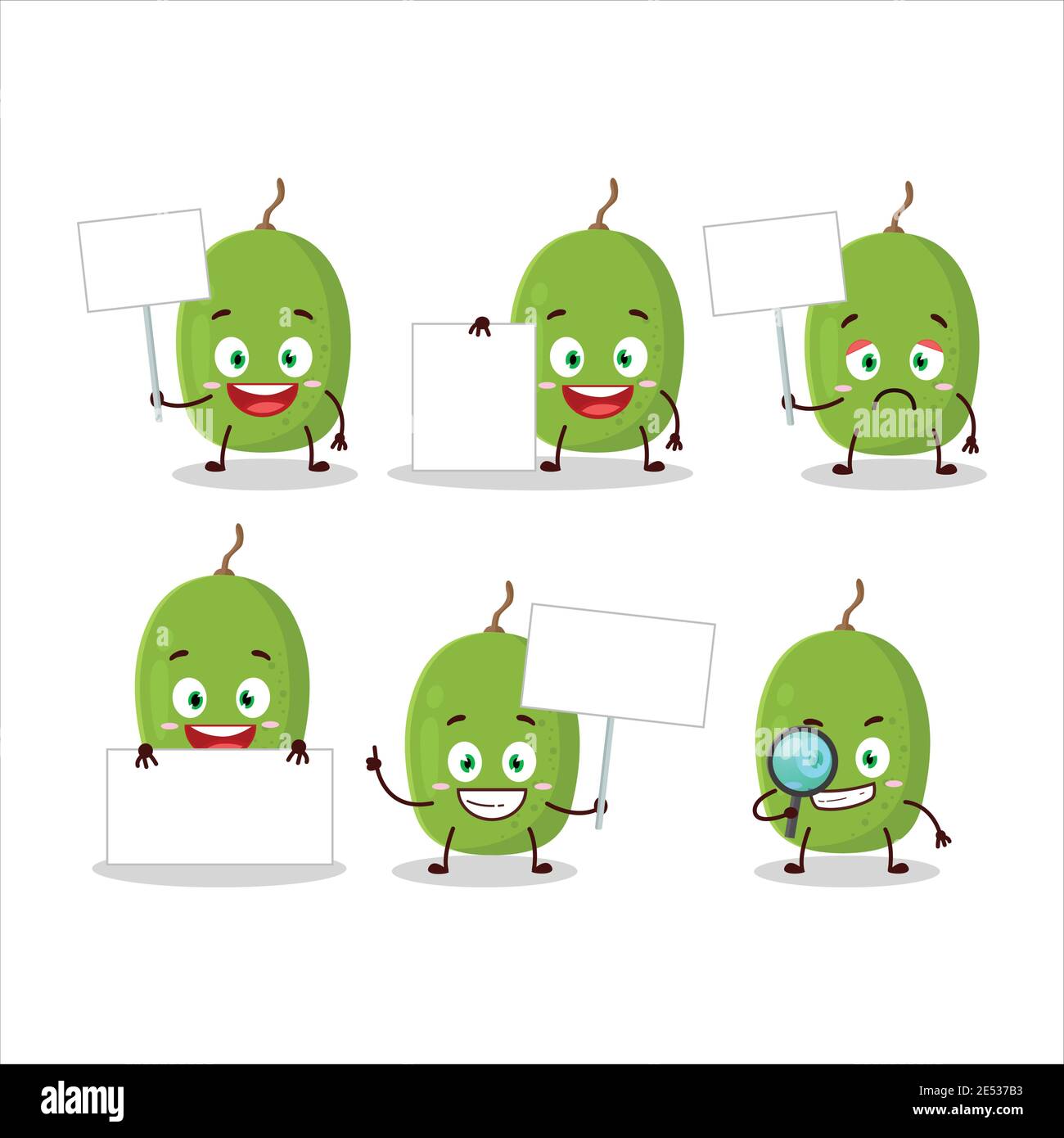 Ambarella cartoon in character bring information board. Vector ...