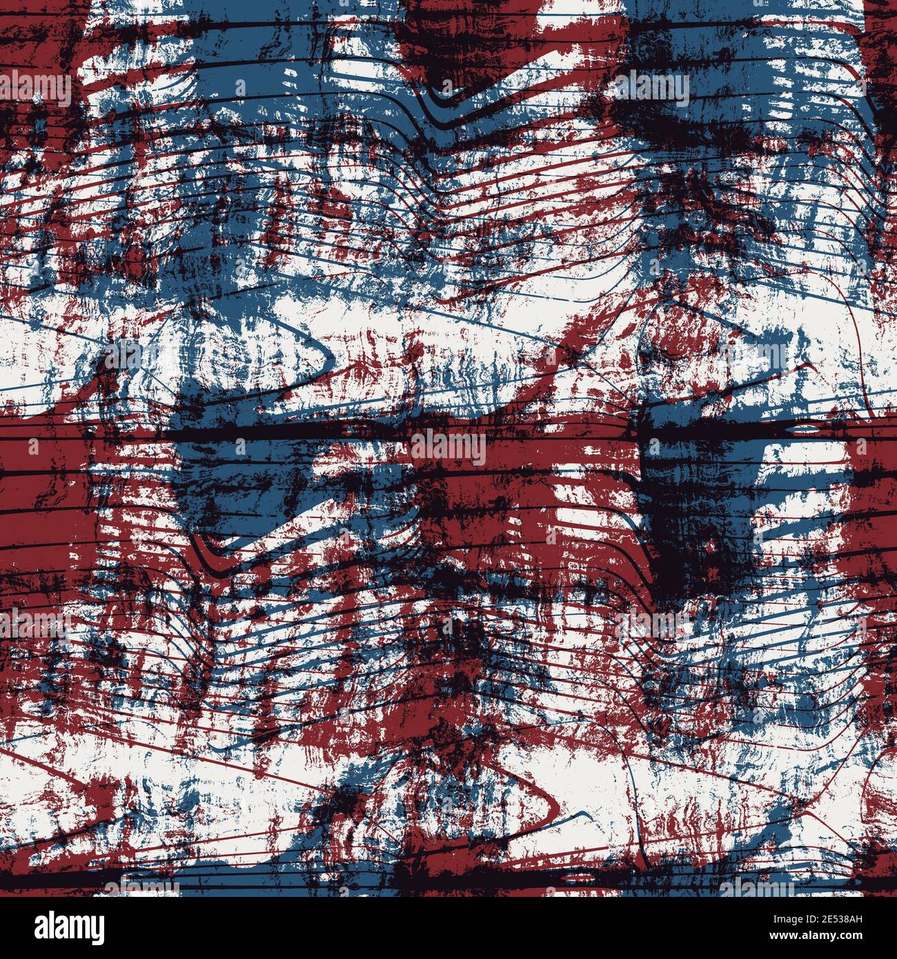 Seamless texture pattern in red blue black white Stock Photo - Alamy