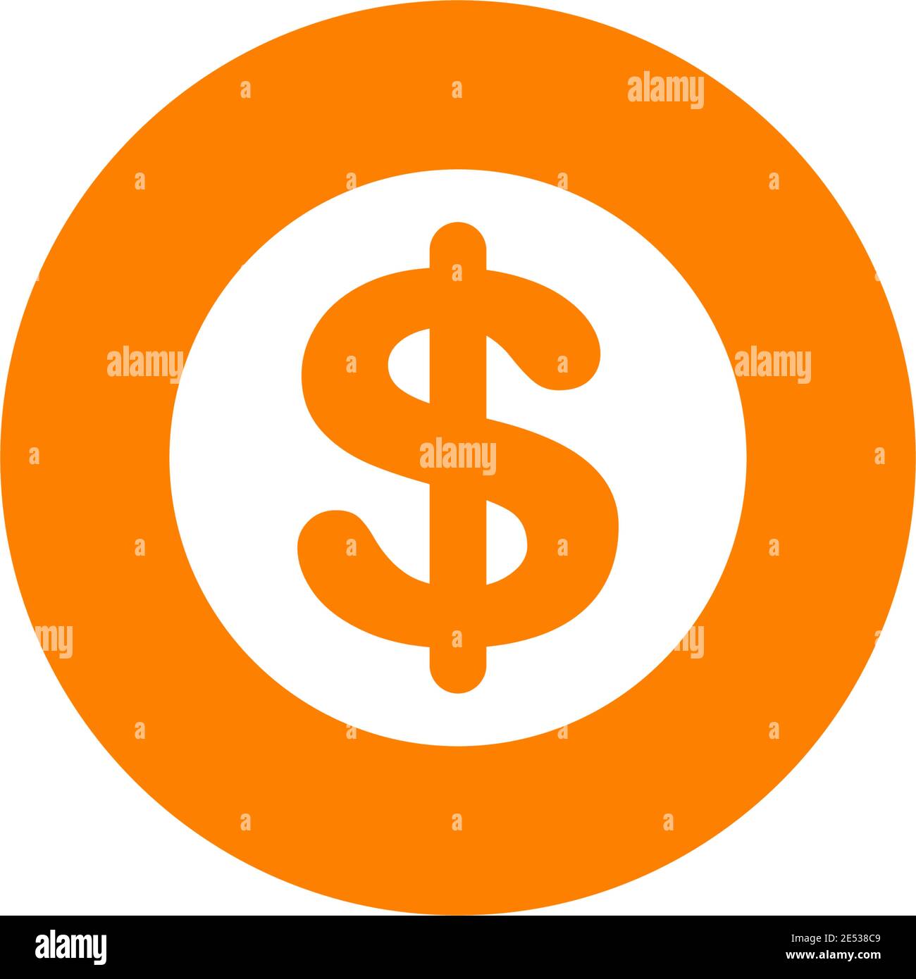 Dollar currency icon logo design inspiration vector template Stock ...