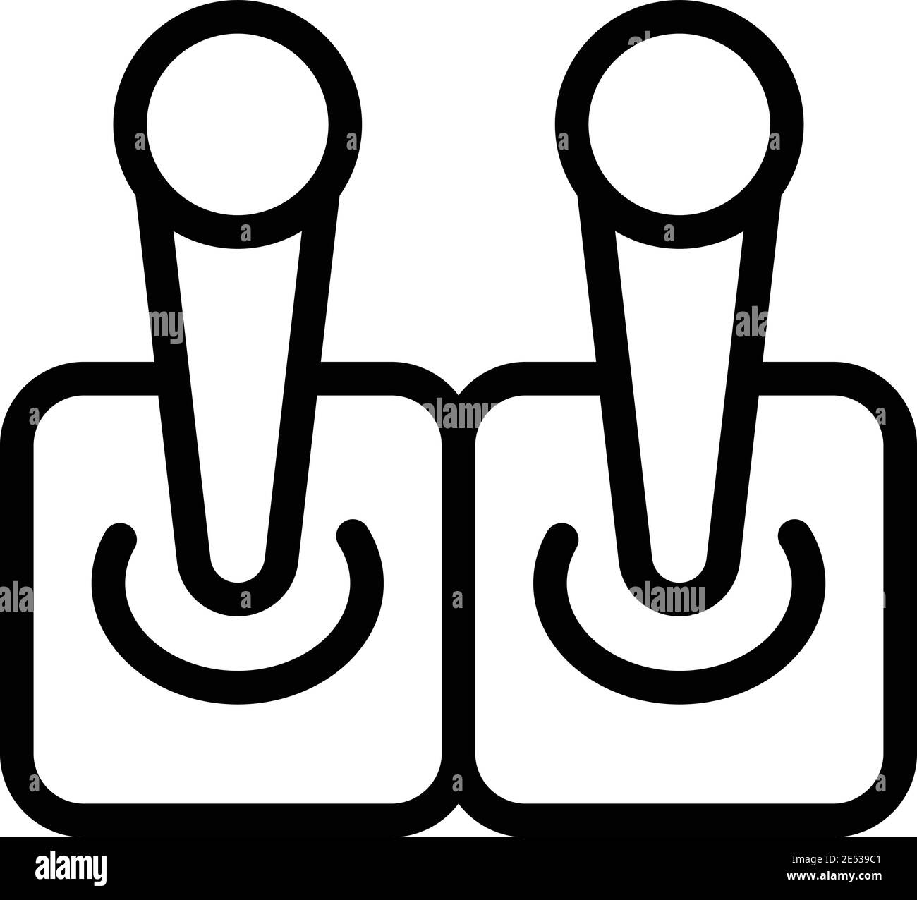 Energy lever icon. Outline energy lever vector icon for web design ...