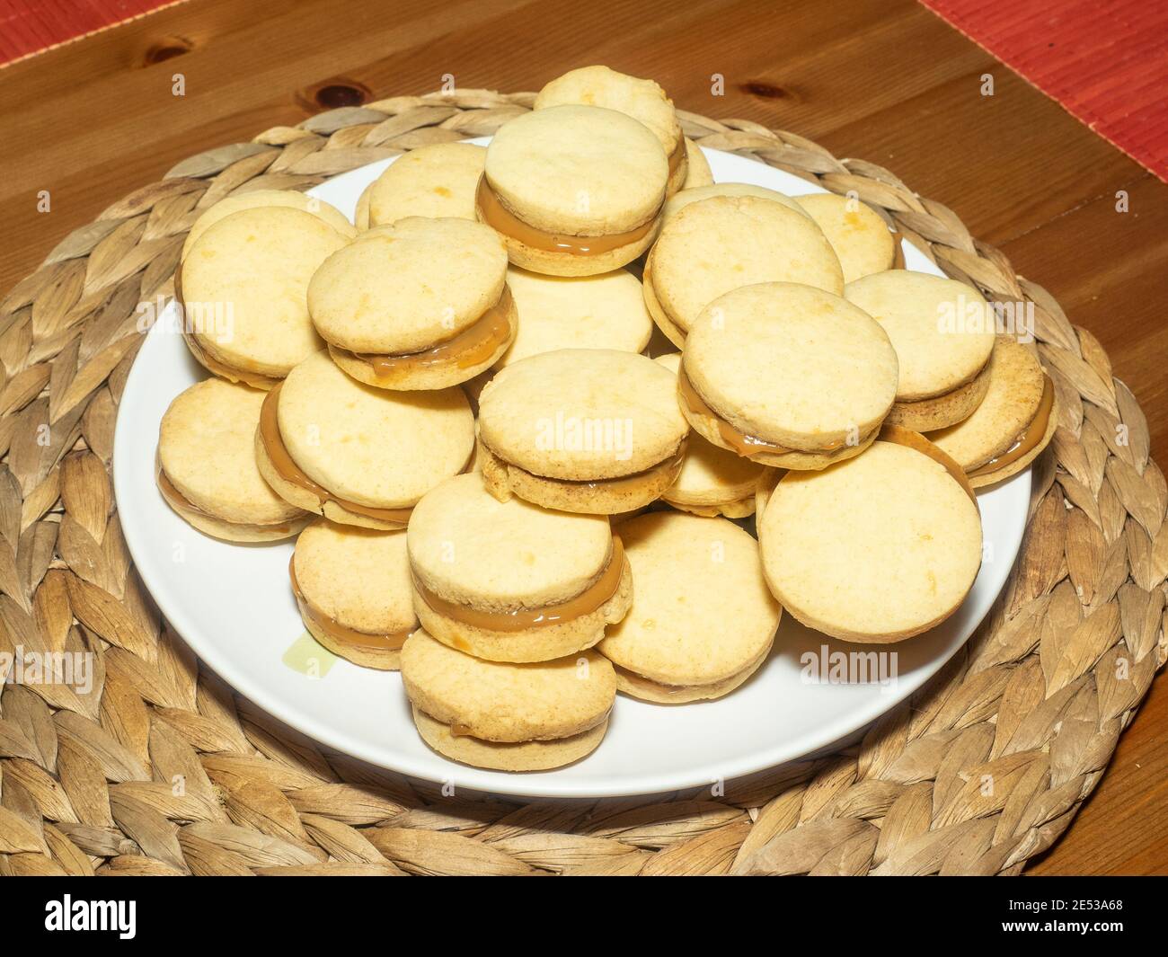 Alfajor biscuits hi-res stock photography and images - Alamy