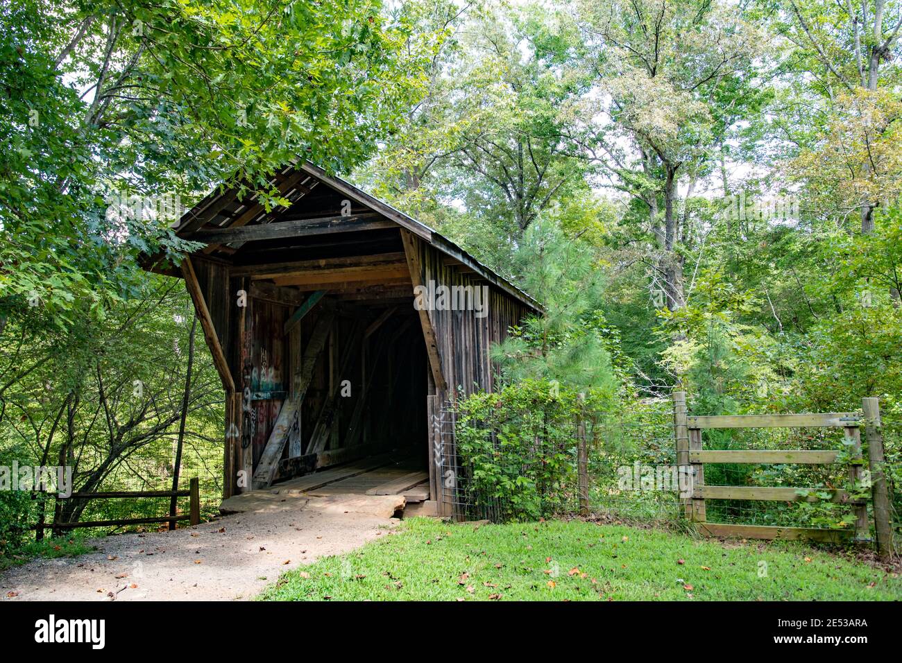 Claremont, North Carolina/USA-September 6, 2018: Historic Bunker Hill ...