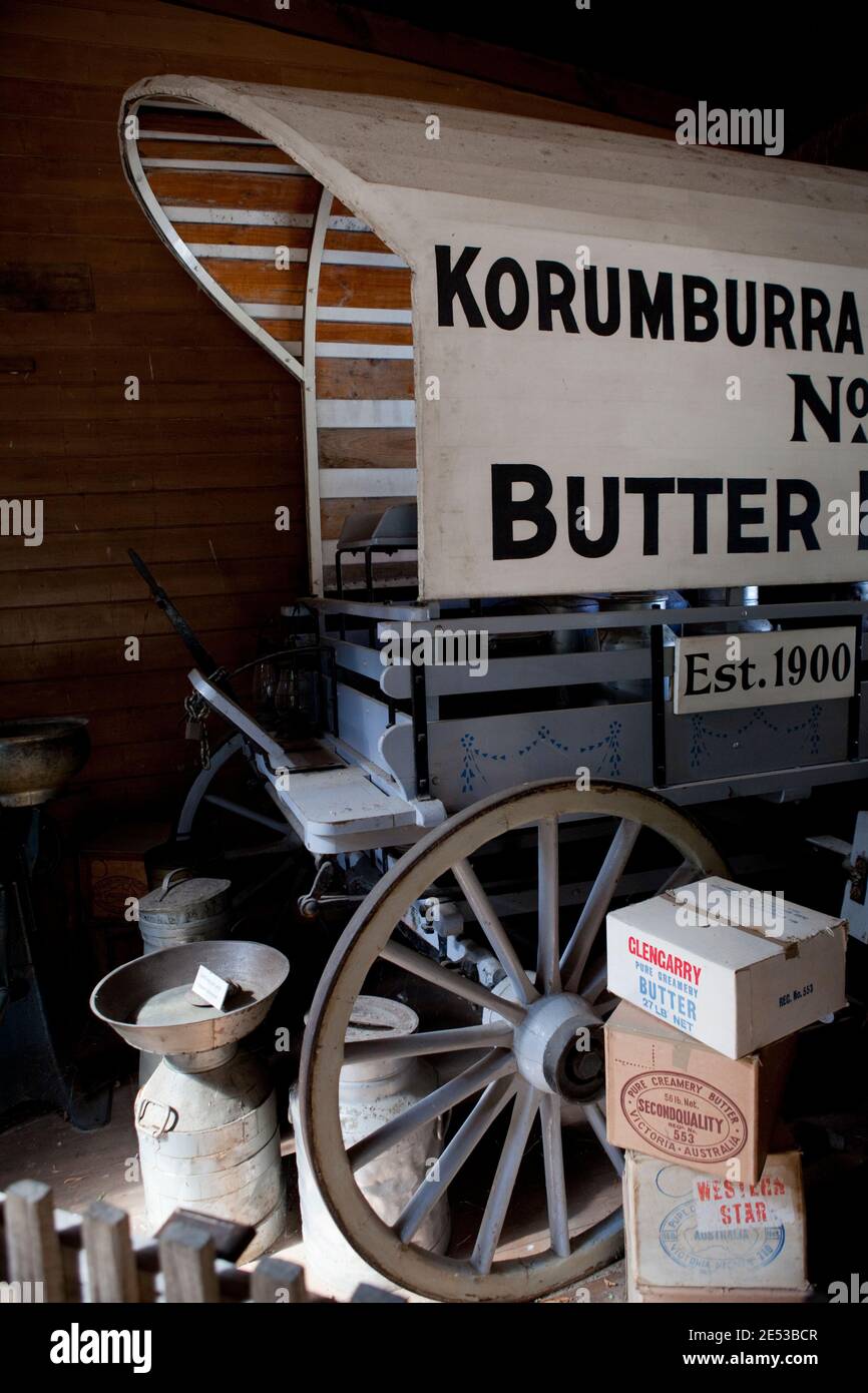 Korumburra Butter Cart at Coal Creek Community Park and Museum, South ...