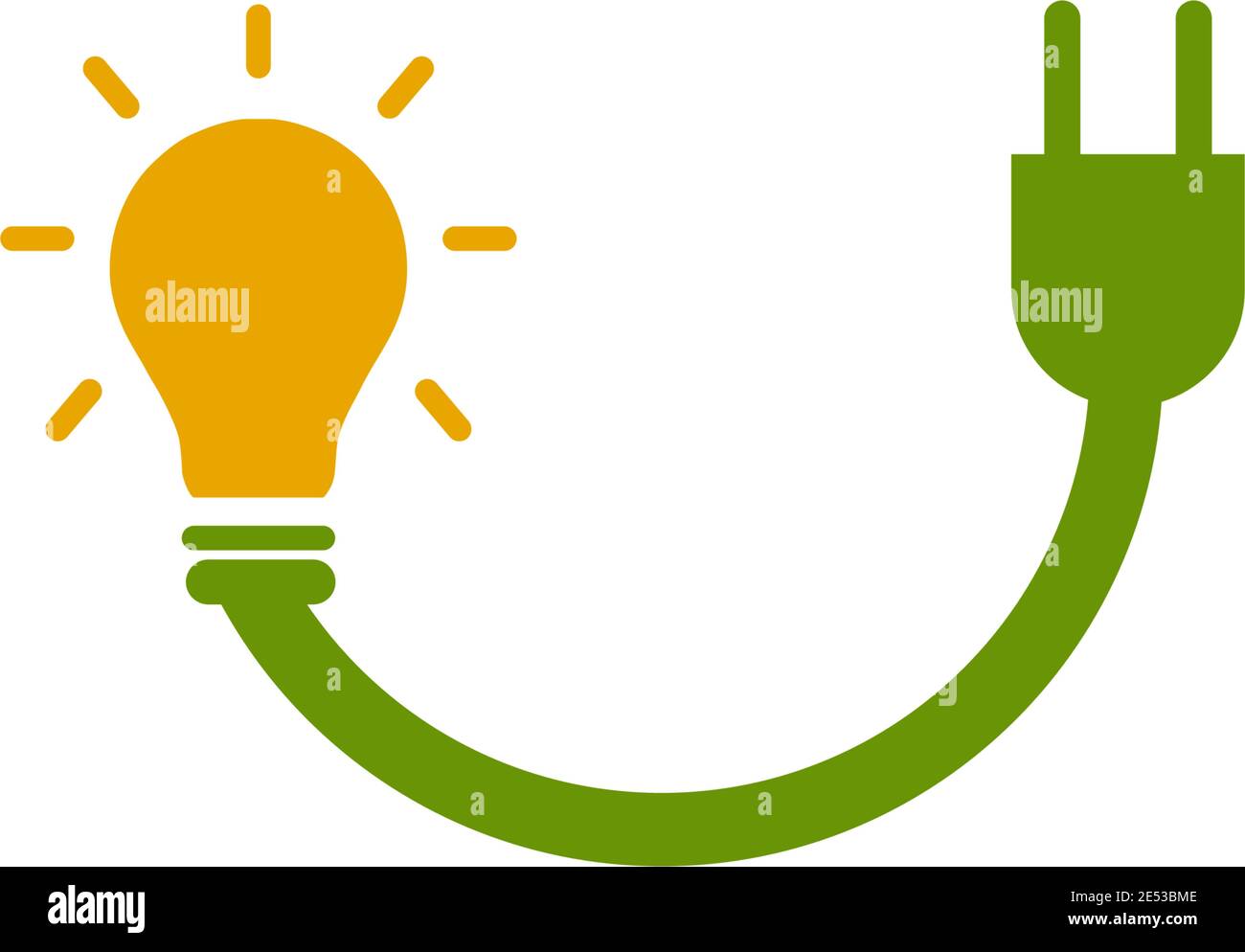 Green energy eco logo design inspiration vector template Stock Vector ...