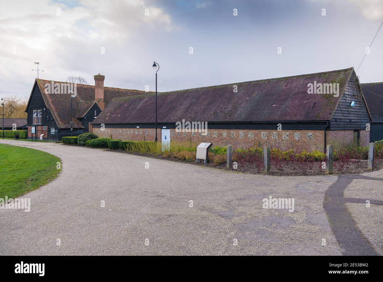 The Cow Byre gallery and public library at the Manor Farm Heritage ...