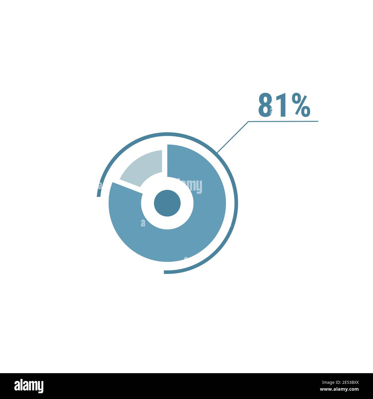 Eighty one percent Stock Vector Images - Alamy