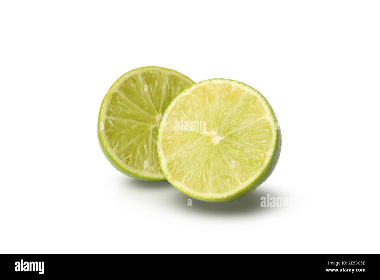 Fresh ripe lime isolated on white background Stock Photo - Alamy