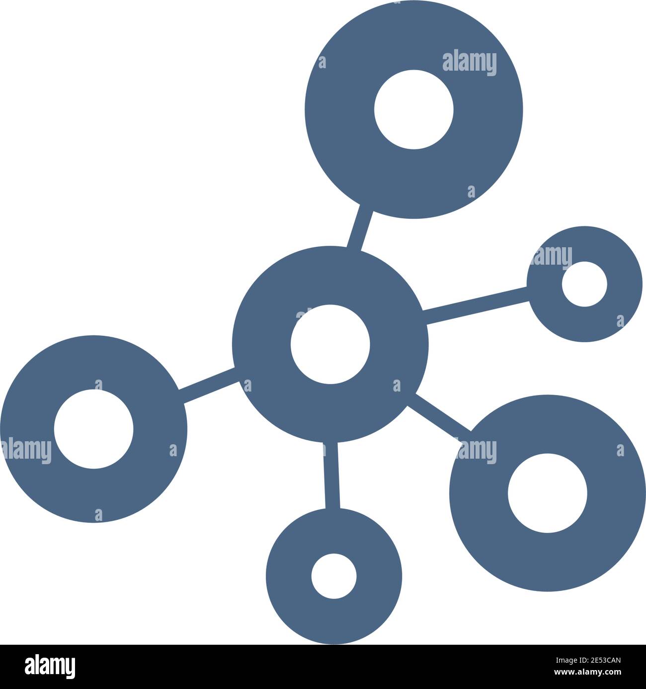 Atom chain icon logo design inspiraiton vector template Stock Vector ...