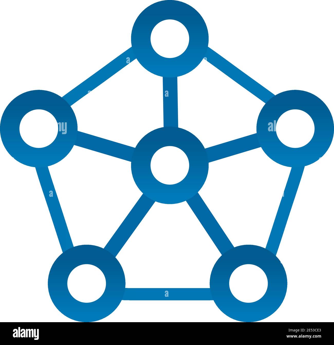 Atom chain icon logo design inspiraiton vector template Stock Vector ...
