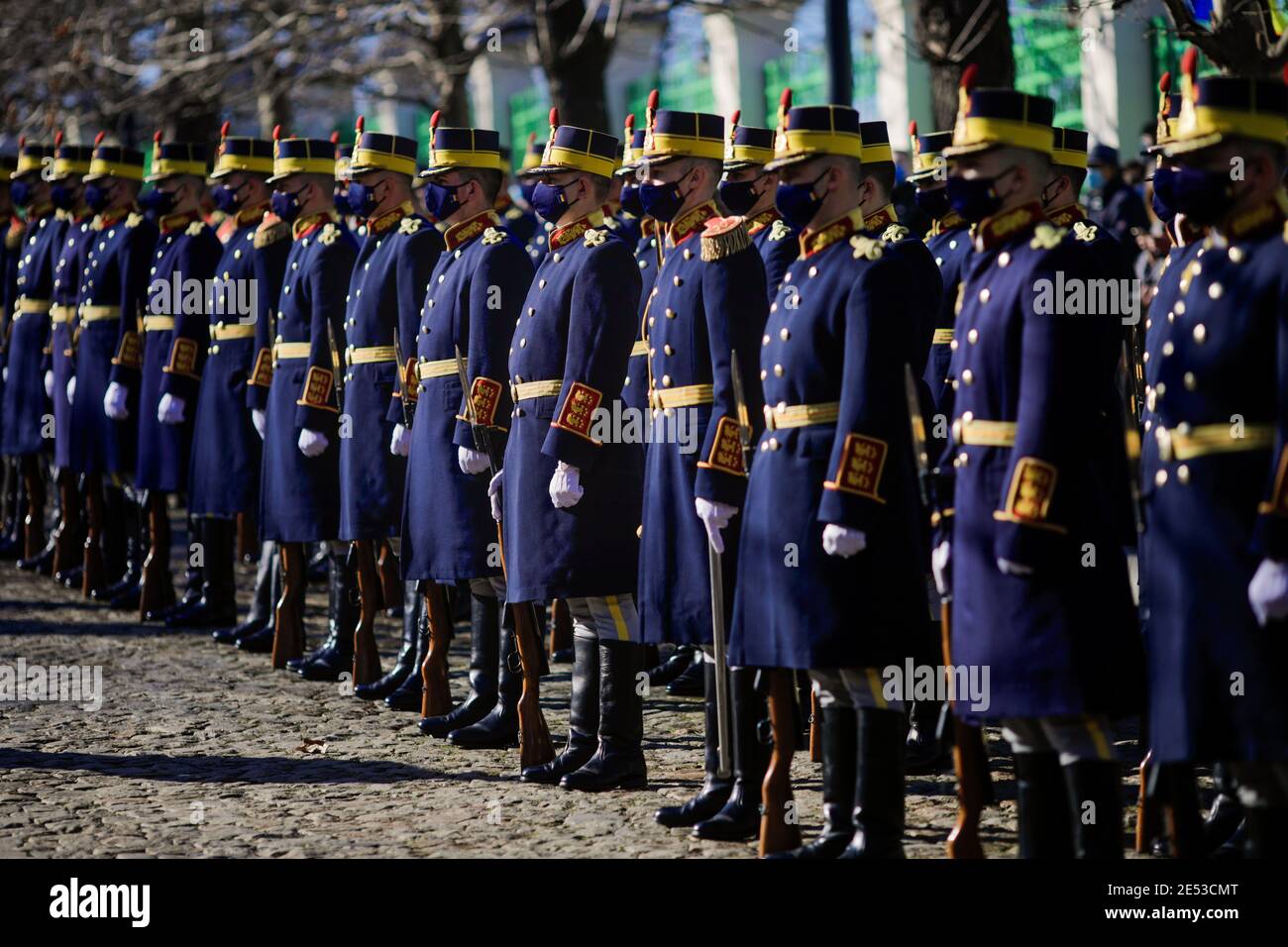 Bucharest, Romania - January 24, 2021: Michael the Brave 30th Guards ...