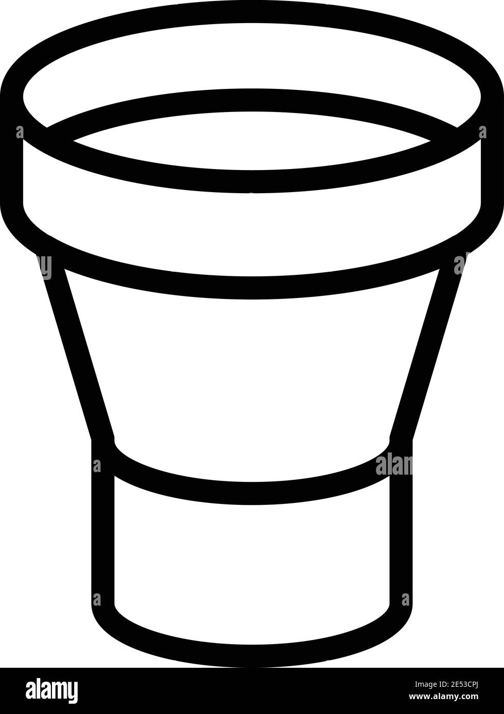 Water drain icon. Outline water drain vector icon for web design ...