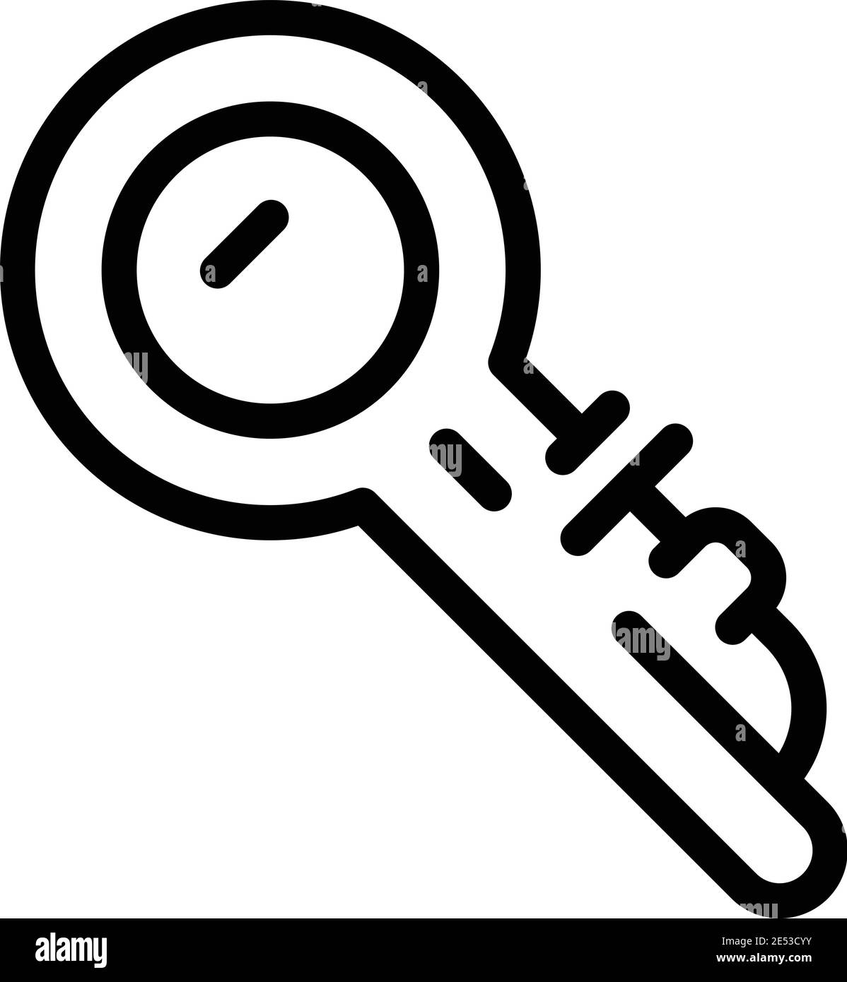 Key rent house icon. Outline key rent house vector icon for web design ...