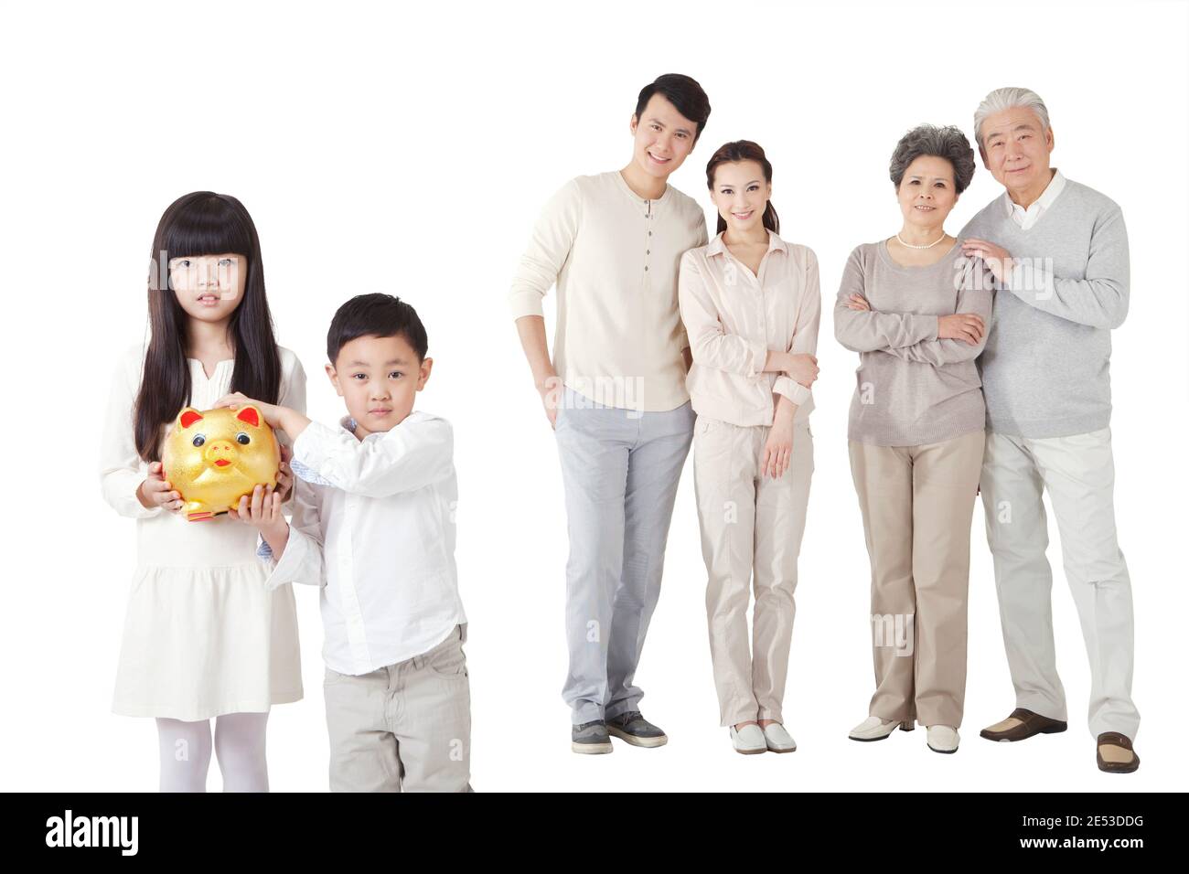 Portrait of Happy family high quality photo Stock Photo - Alamy