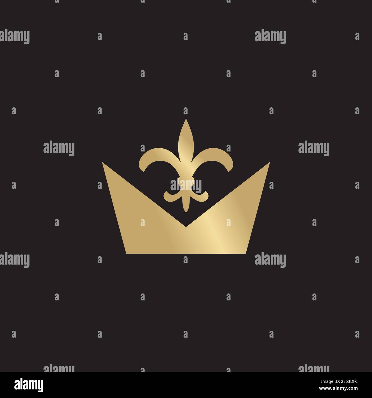 Luxury crown icon logo design inspiration vector template Stock Vector ...