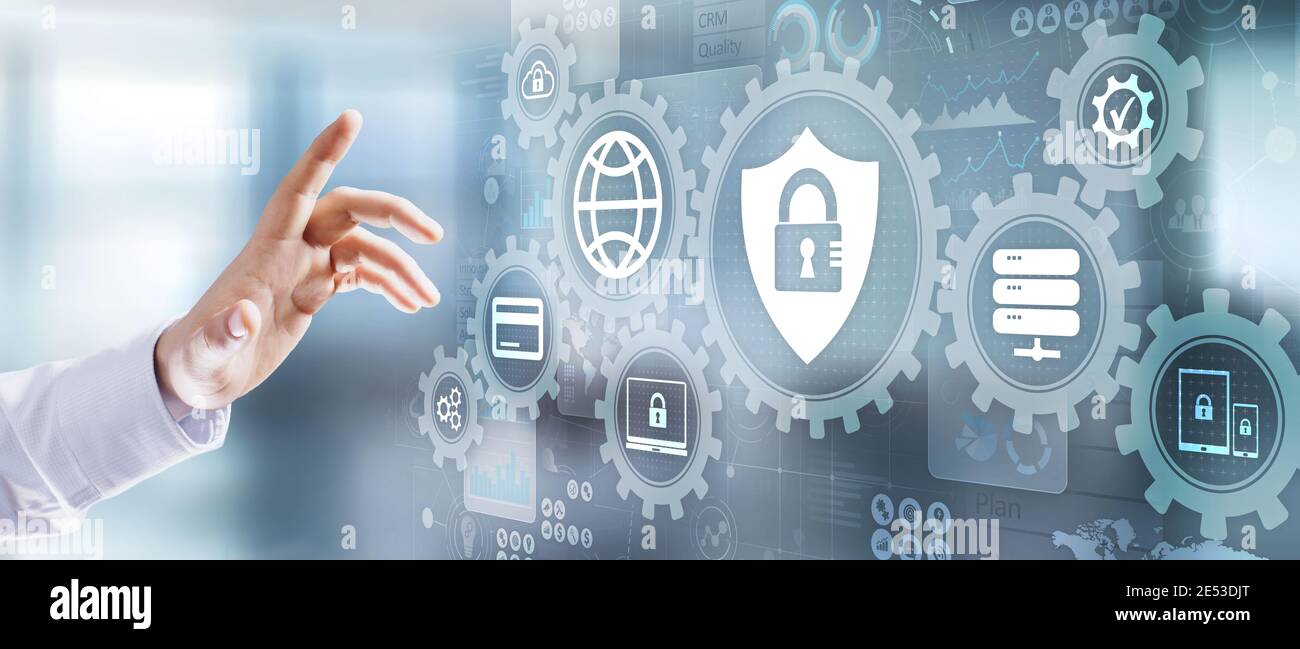 Cyber security digital information protection data privacy internet and ...