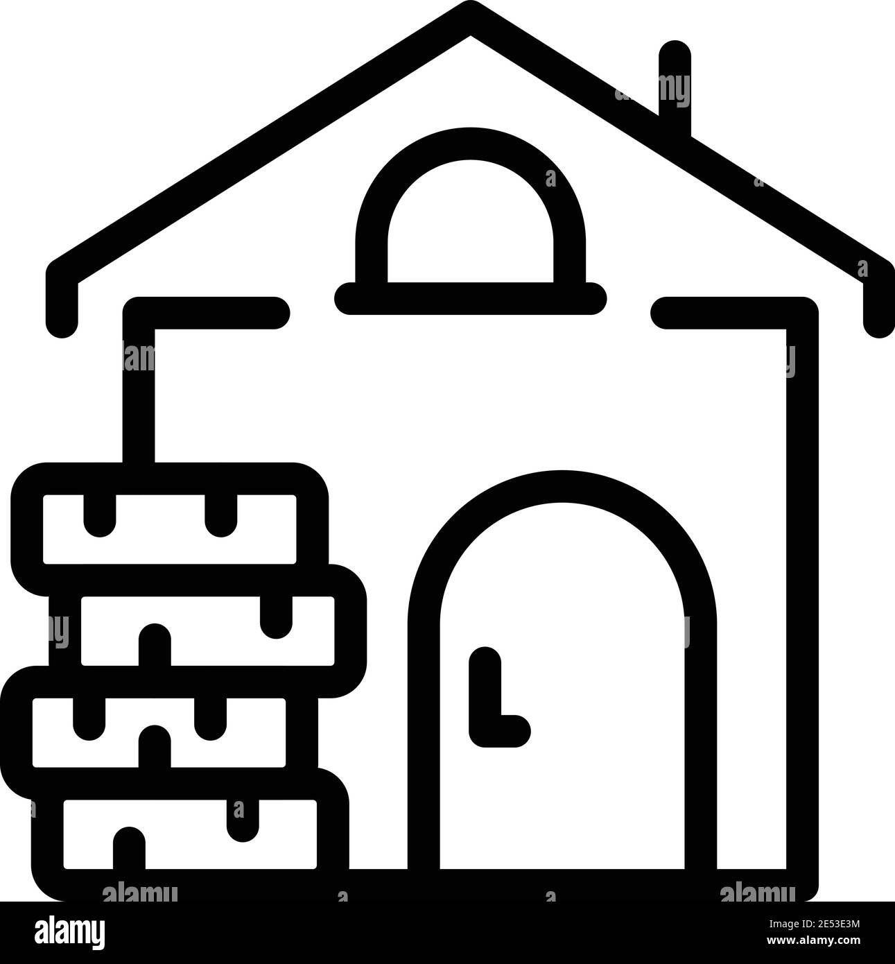 Building rent icon. Outline building rent vector icon for web design ...