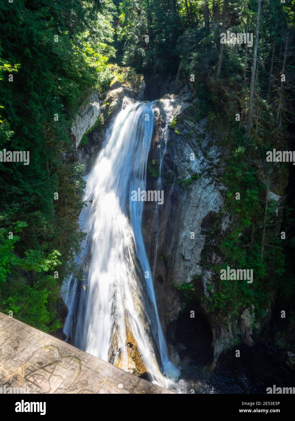 Moderate trails lead to the popular Twin Falls, the smaller Weeks Falls ...