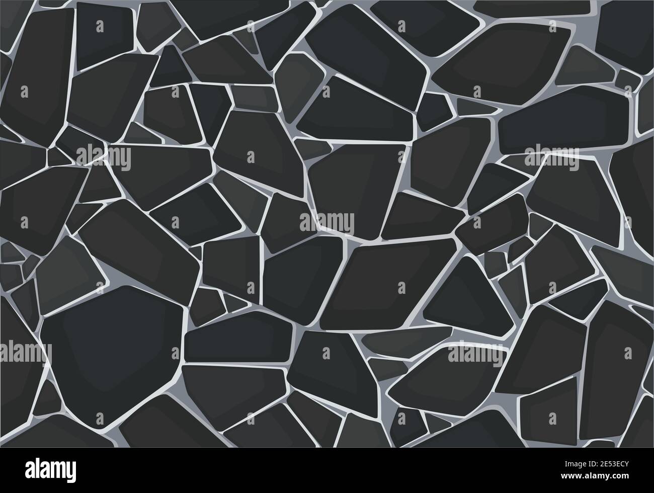 black gravel texture wallpaper Stock Photo - Alamy