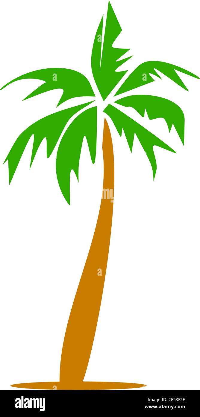 Coconut tree icon logo design inspiration vector template Stock Vector ...